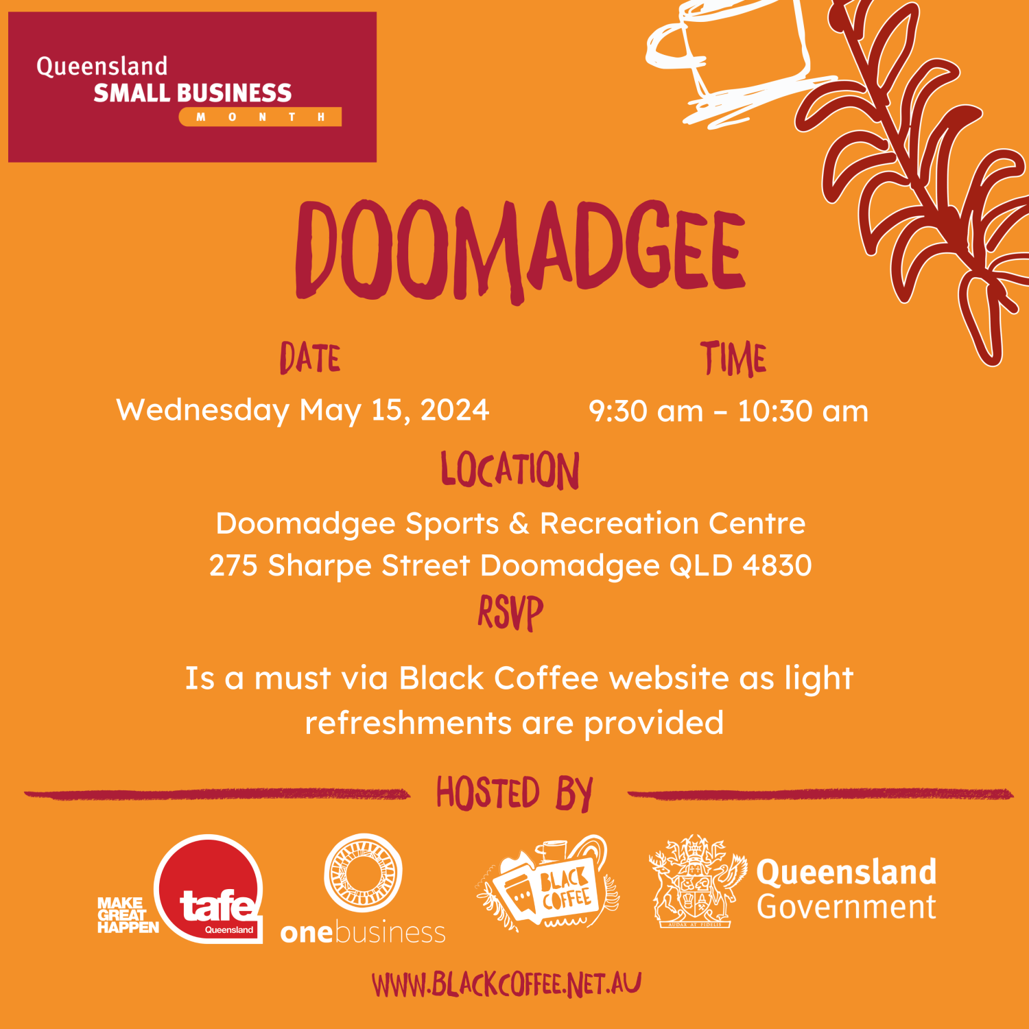Doomadgee Black Coffee QLD Small Business Month Celebration - Black ...